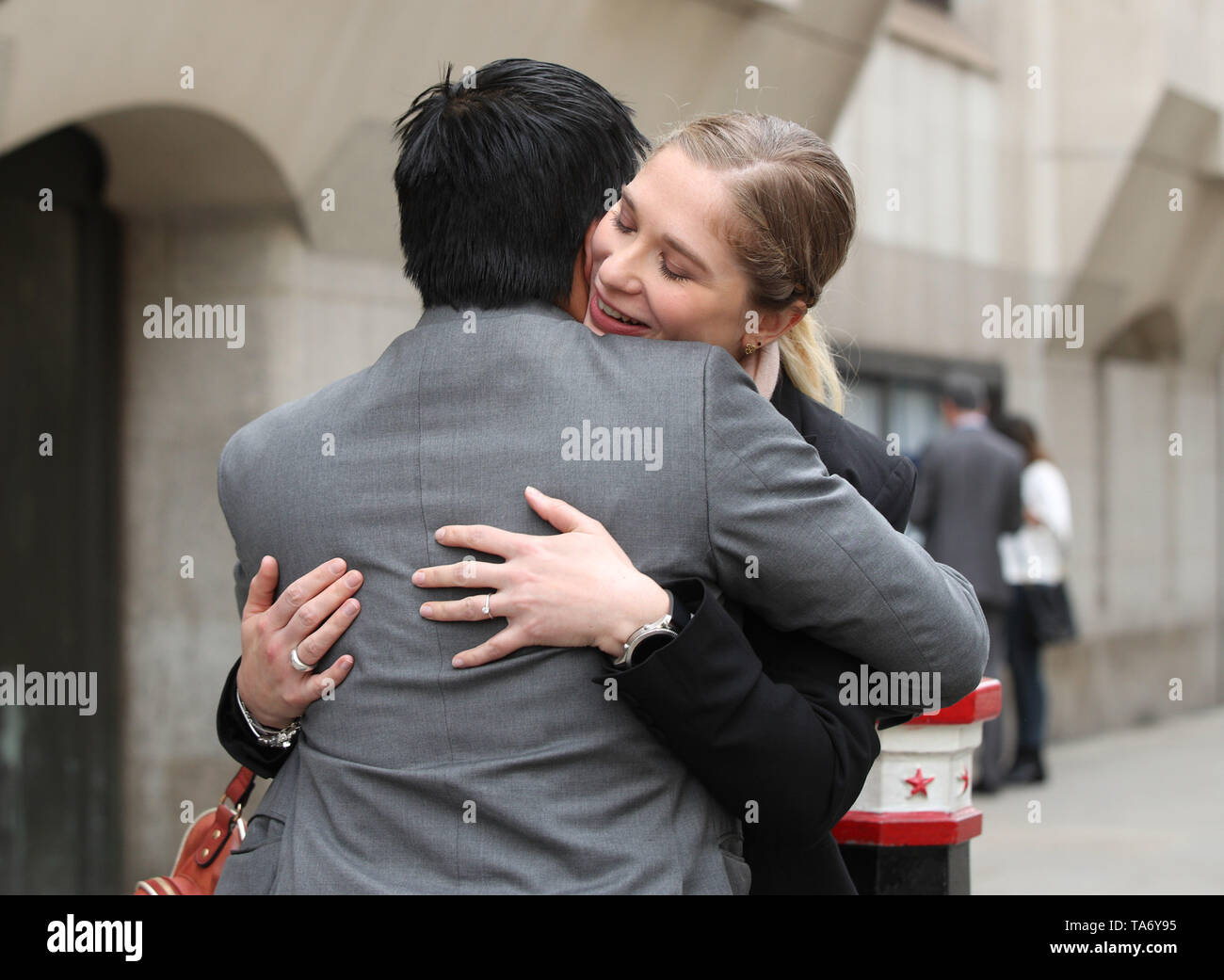 Victims of the attack journalist geoff ho australian candice hedge hi ...