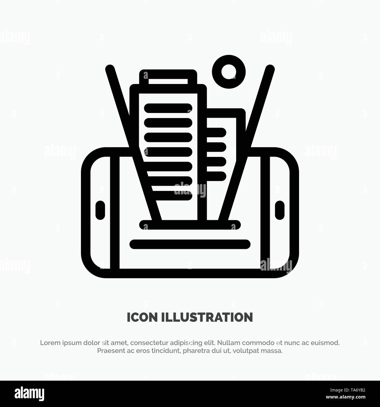 Technology building Stock Vector Images - Alamy