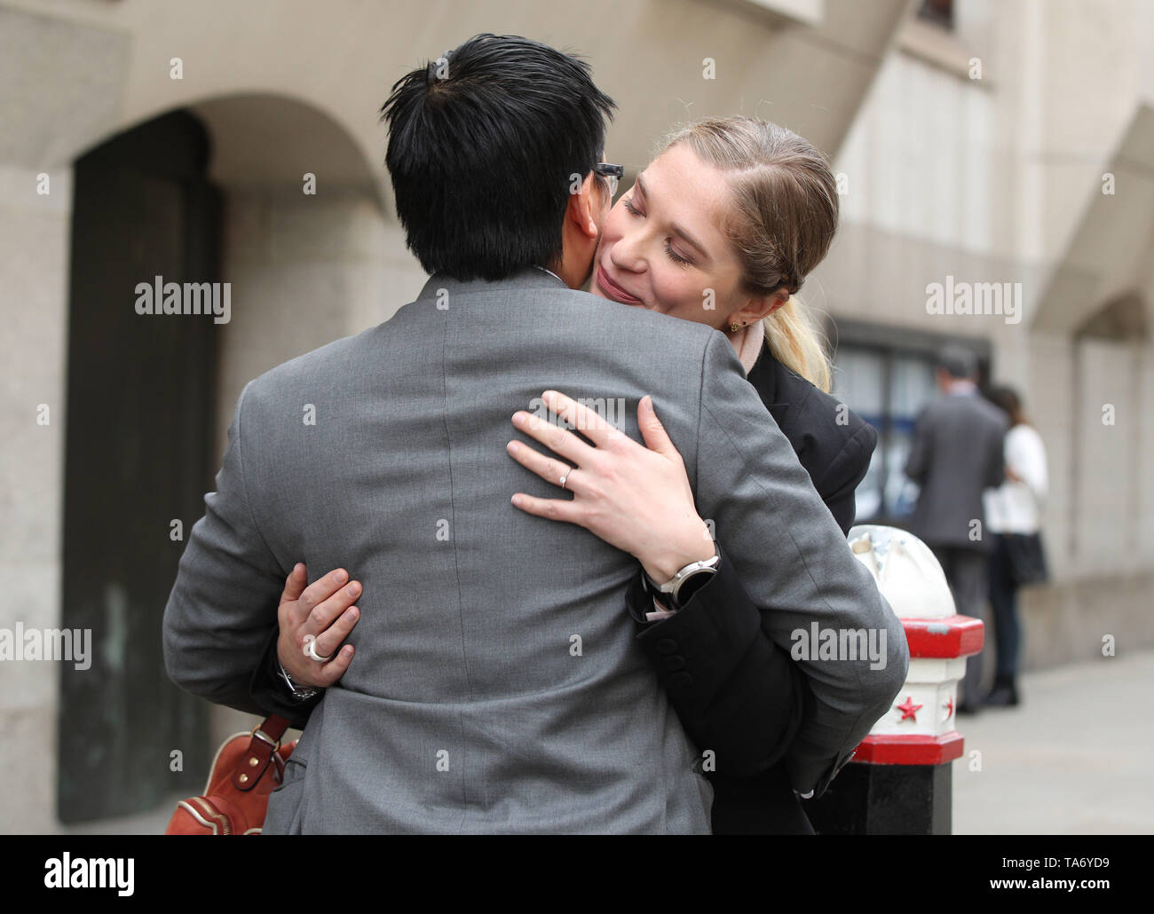 Victims of the attack journalist geoff ho australian candice hedge hi ...