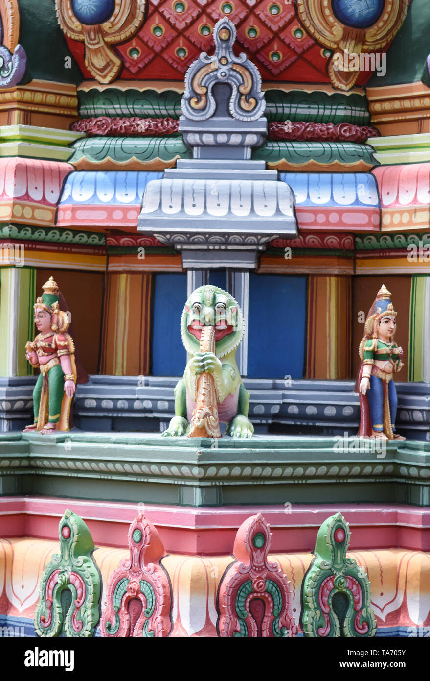 Colorful Indian Temples Stock Photo - Alamy