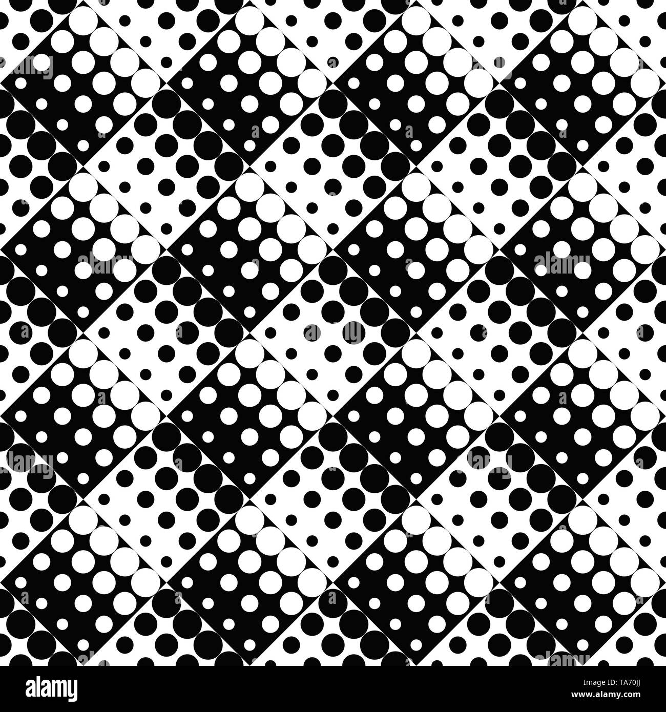 Abstract black and white geometrical circle pattern background Stock ...