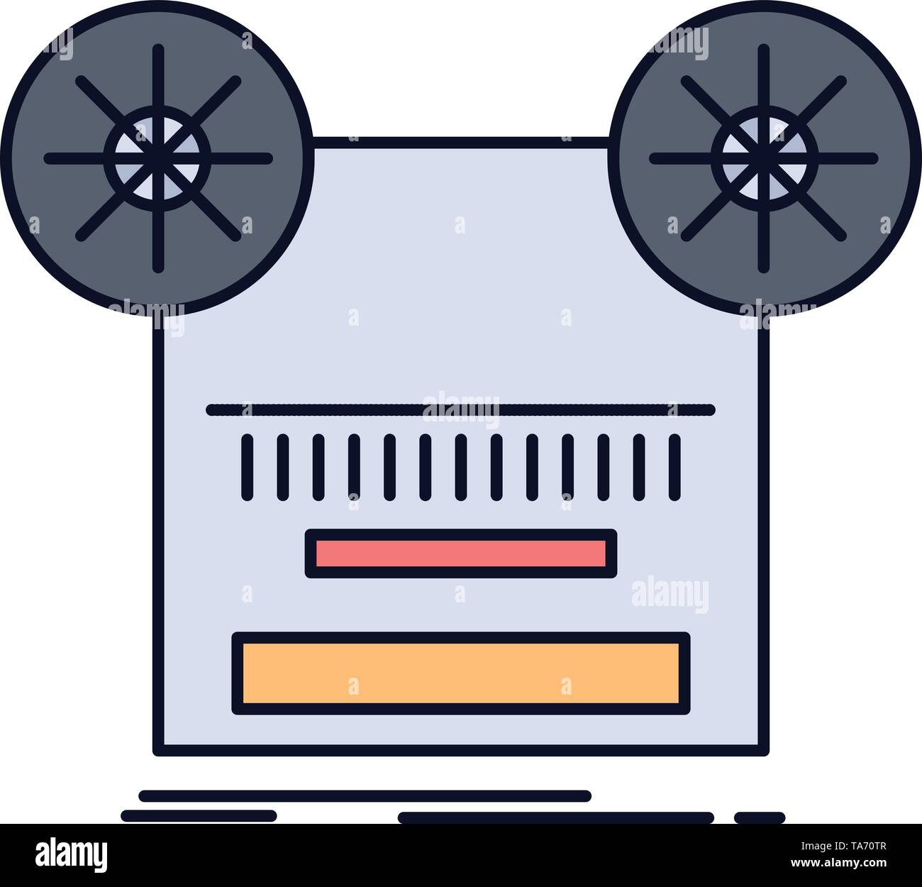 Magnetic audio recording Stock Vector Images - Alamy
