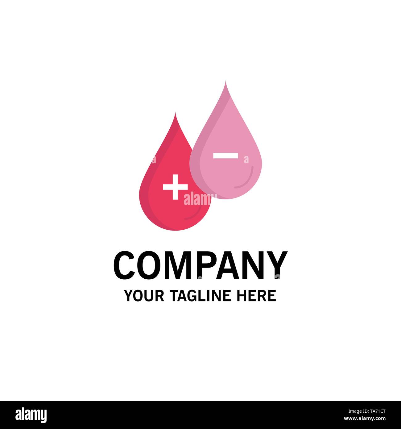 Drops of blood and heart Cut Out Stock Images & Pictures - Alamy