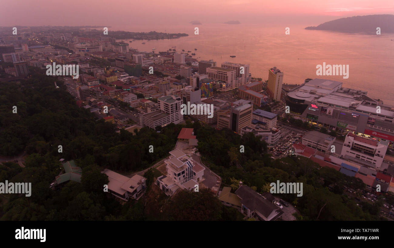 An aerial view Kota Kinabalu city view,Sabah,Malaysia Stock Photo - Alamy