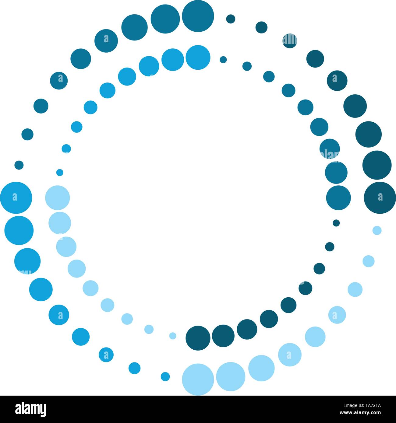 Circle of dots hi-res stock photography and images - Alamy