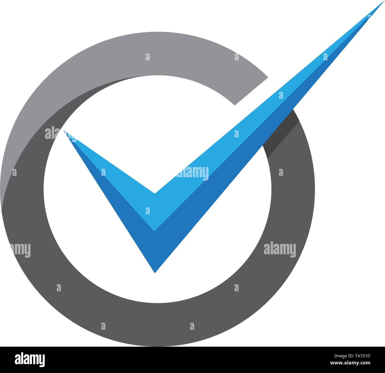 check mark icon vector illustration design template Stock Vector Image ...