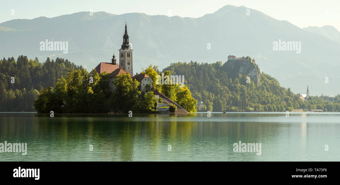 Panorama lake bled in hi-res stock photography and images - Alamy