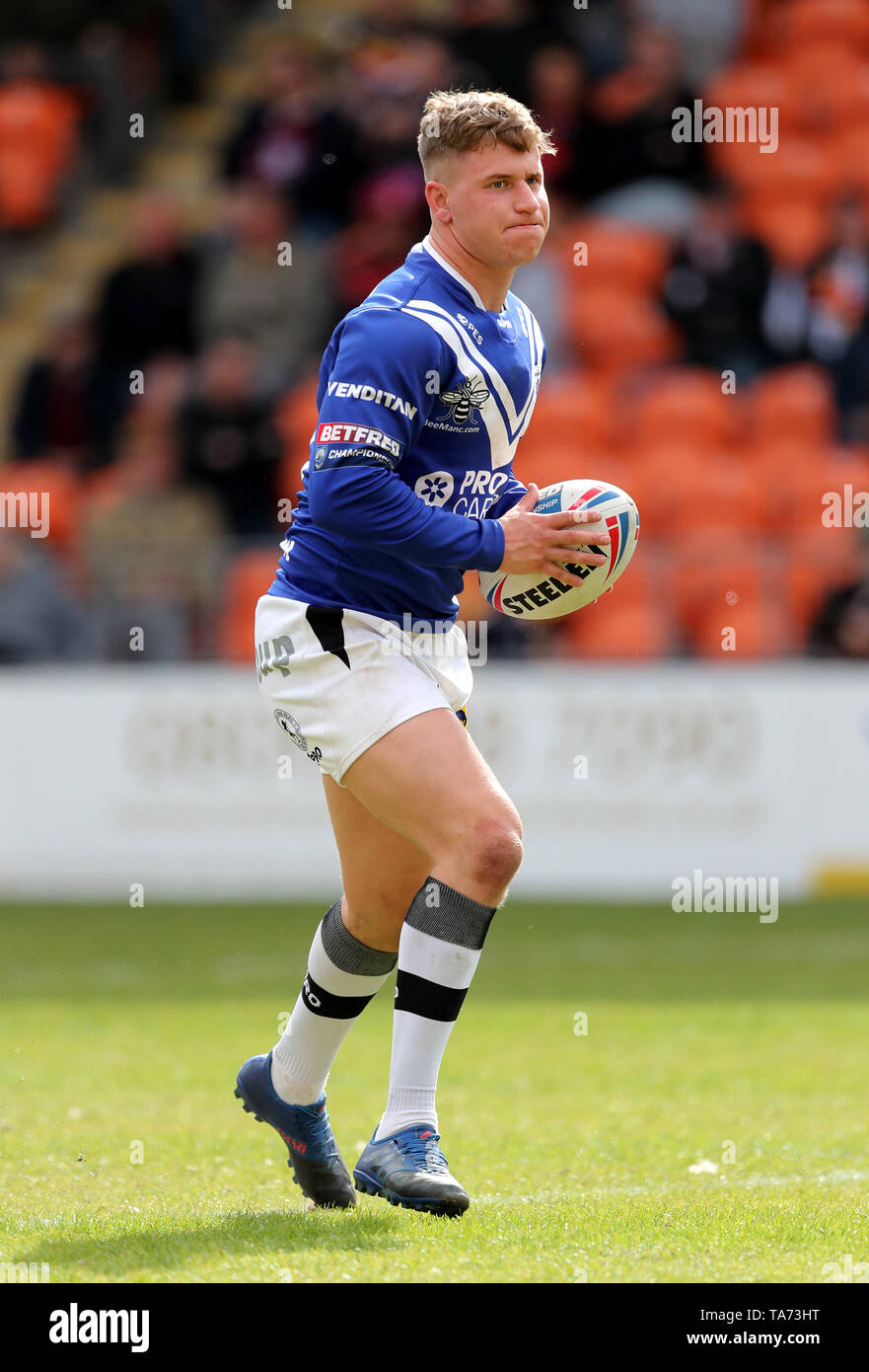 Swinton Lions' Adam Jones Stock Photo - Alamy