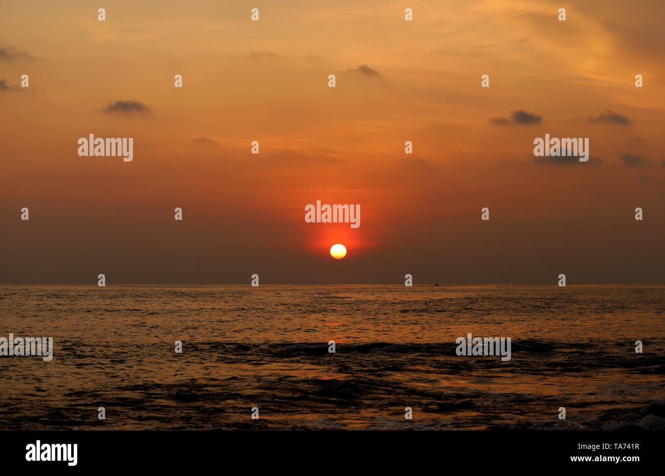 Sunset Point Landscape View Stock Photo - Alamy