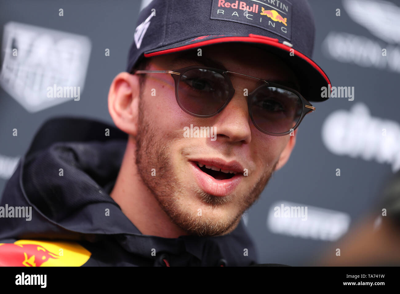 Red Bull's Pierre Gasly at the Circuit de Monaco, Monaco Stock Photo ...