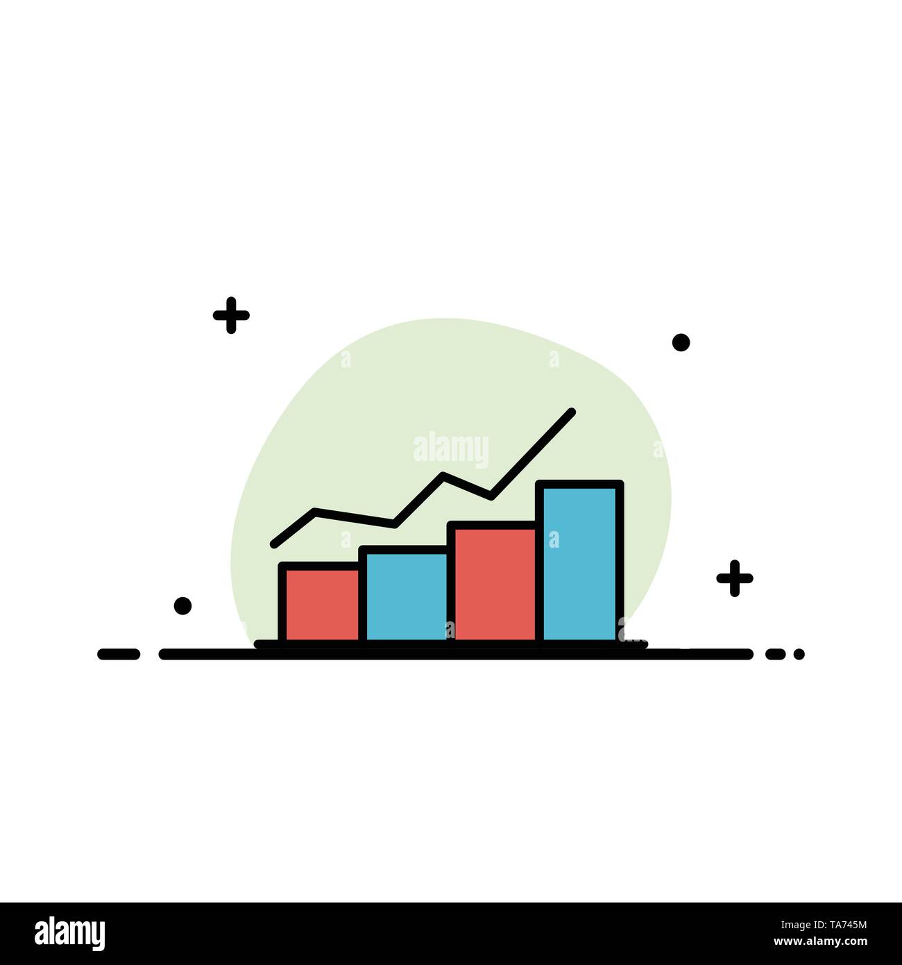 Process chart direction arrow banner Stock Vector Images - Alamy