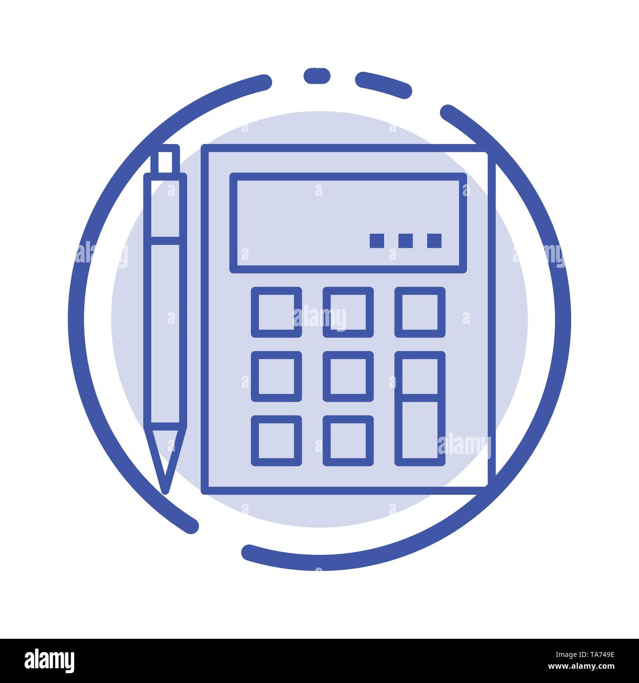 Calculate account Stock Vector Images - Alamy