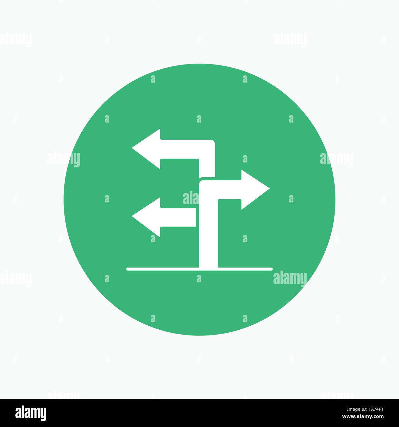 Pointing direction map Stock Vector Images - Alamy