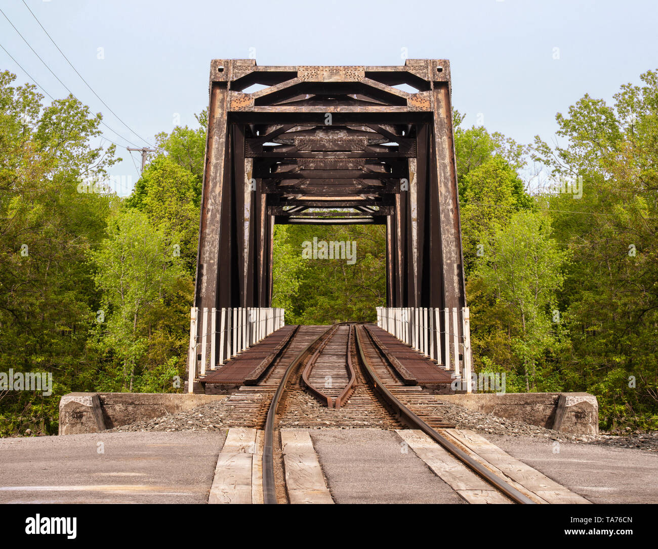 Old , weathered rural railroad trellis Stock Photo - Alamy