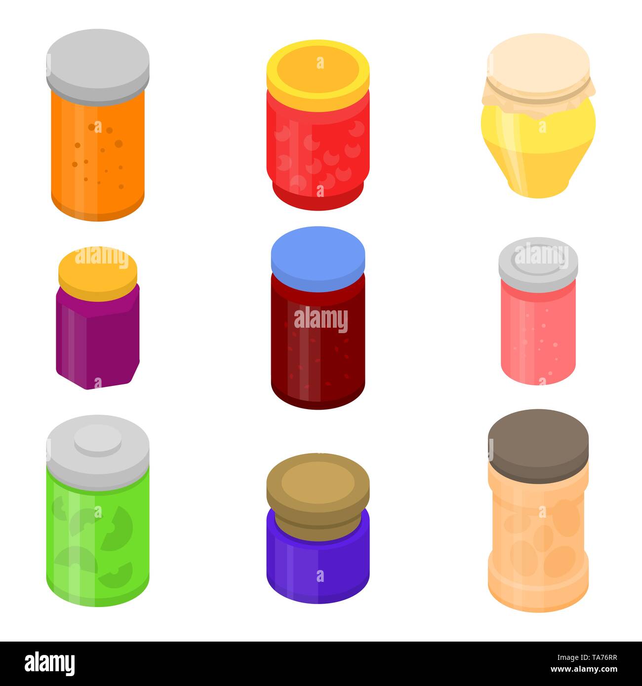 Kid jar jam Stock Vector Images - Alamy