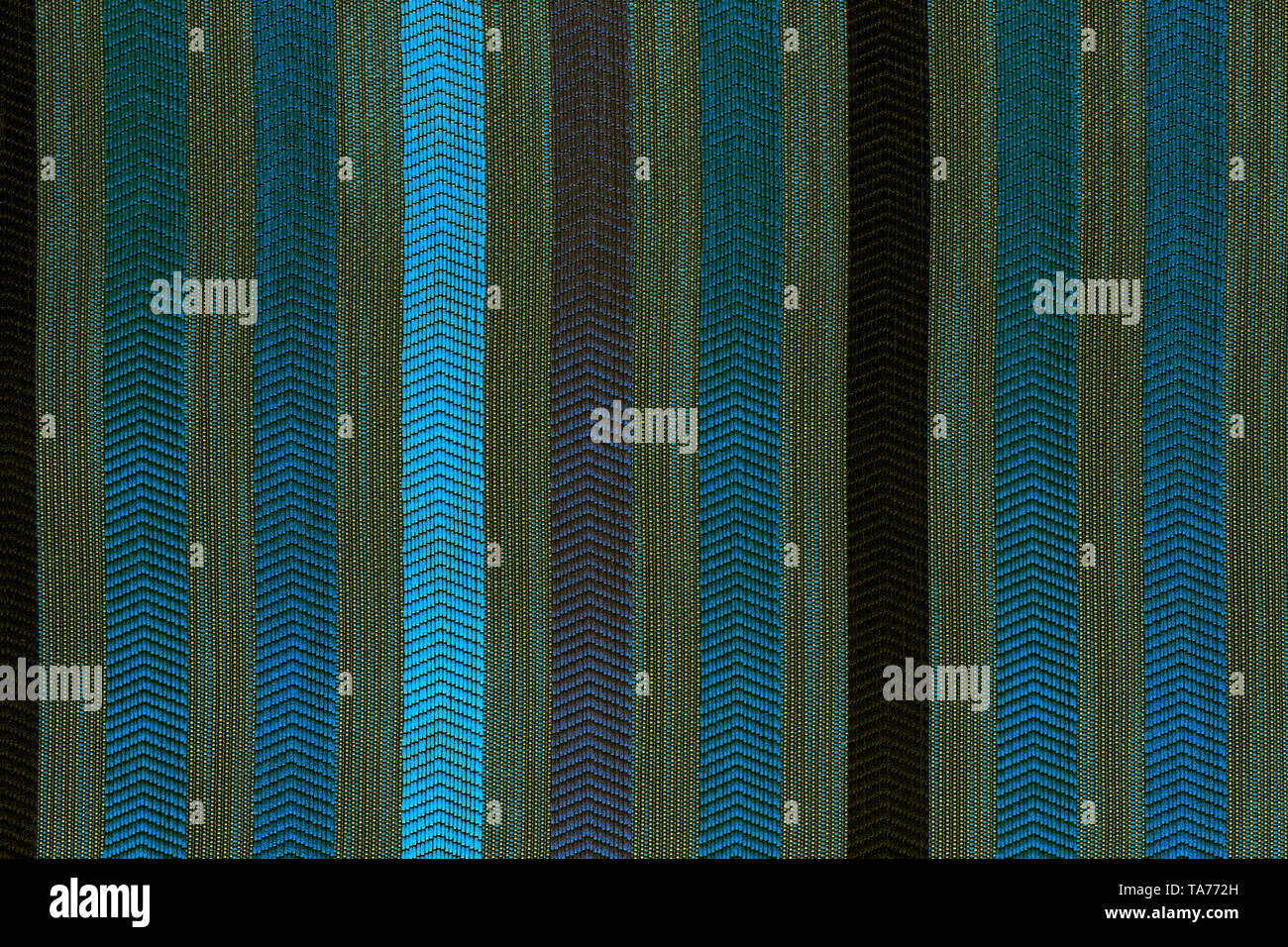 Vertically striped flat polyester upholstery dark colored texture and ...