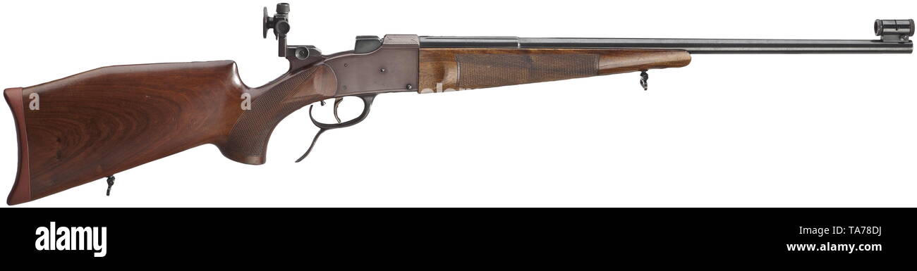 Civil long arms, modern systems, falling-block rifle Weihrauch model HW ...