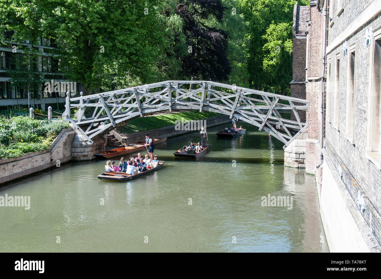 The Mathematical Bridge, Cambridge, UK Stock Photo - Alamy