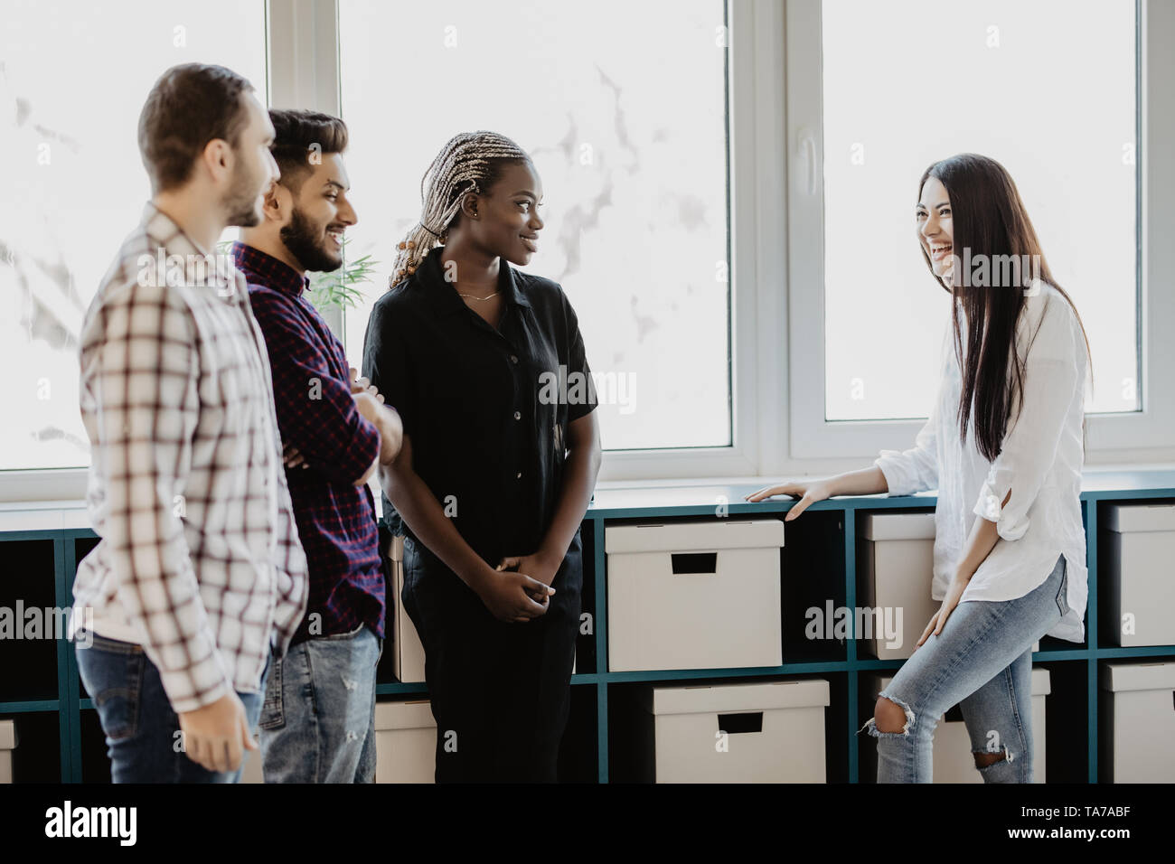 In office building hallway hi-res stock photography and images - Alamy