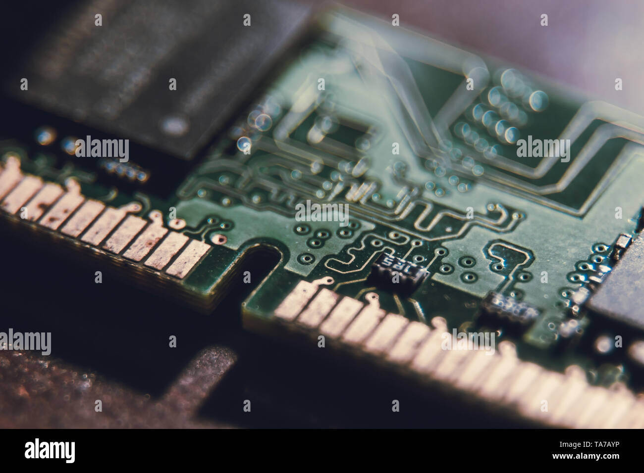 Kingston DRAM chip on DDR3 DIMM memory module for desktop pc computer ...
