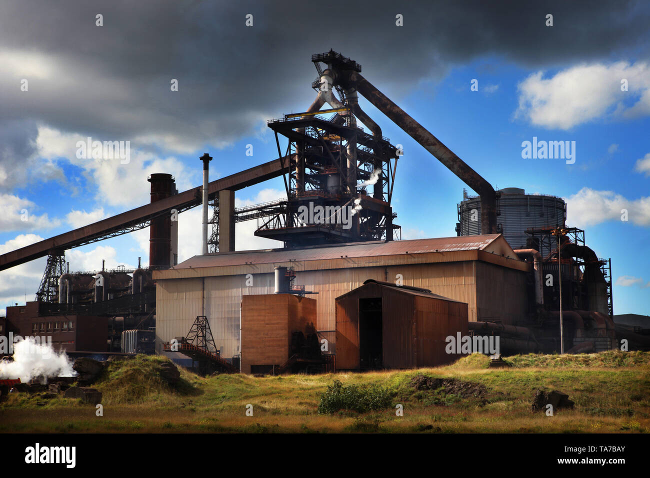 Redcar steelworks, Cleveland, England, Britain Stock Photo - Alamy