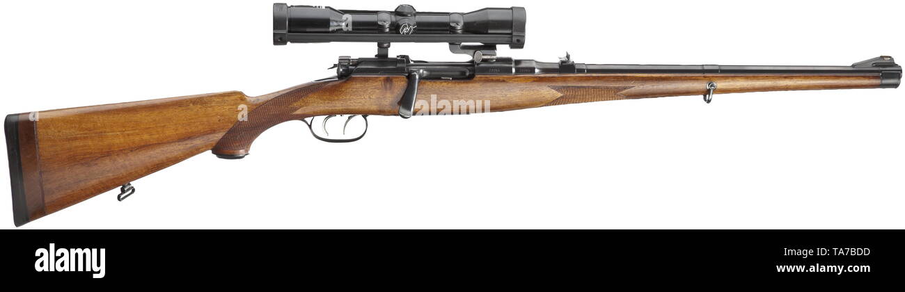 LONG ARMS, MODERN HUNTING WEAPONS, repeating full stock rifle ...