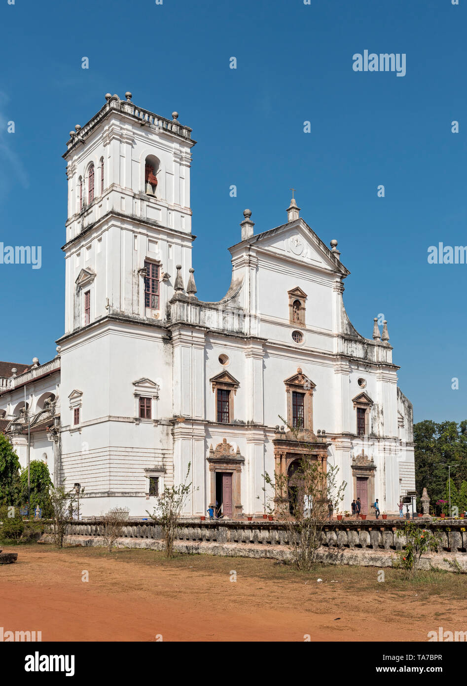 Se Cathedral, Old Goa, India Stock Photo - Alamy