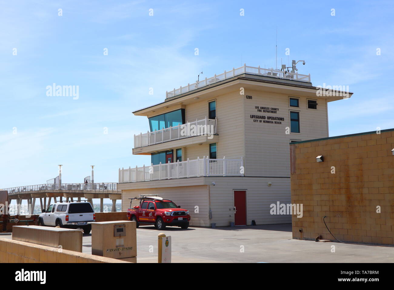 view of HERMOSA BEACH (California Stock Photo - Alamy
