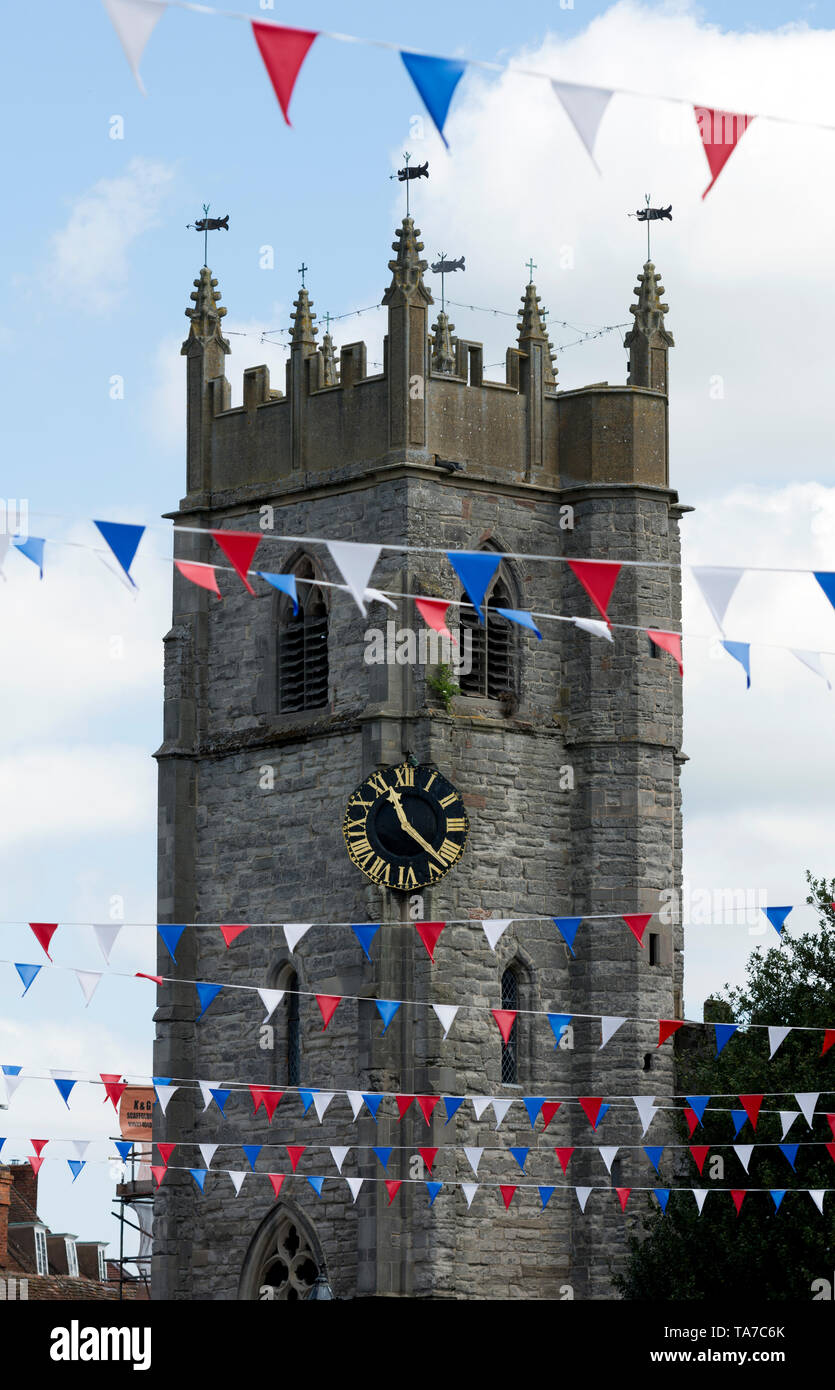 St. Nicholas Church, Alcester, Warwickshire, England, UK Stock Photo ...
