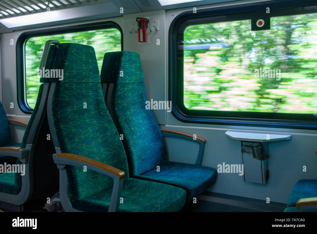 Train window seat view hi-res stock photography and images - Alamy
