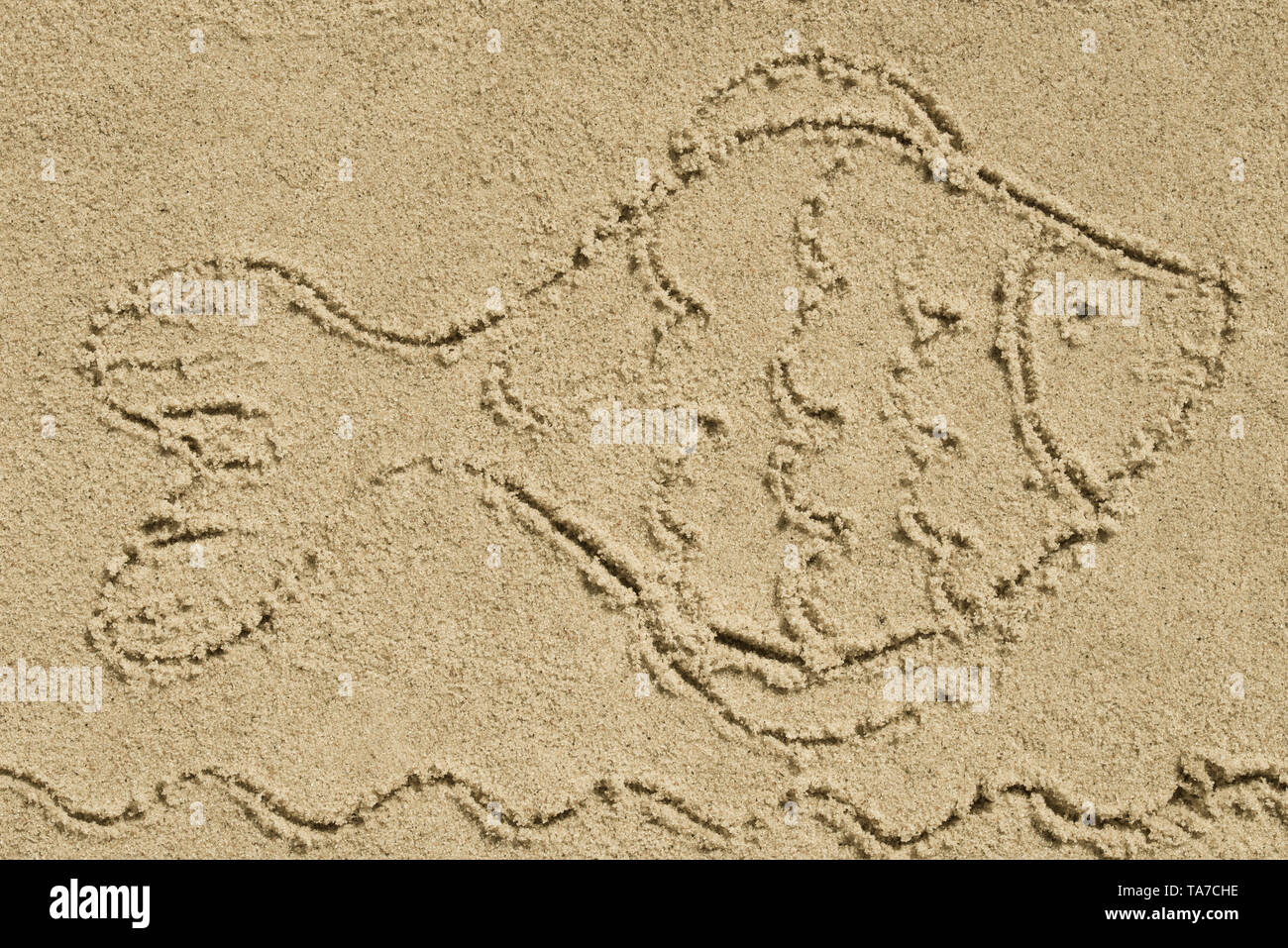 Yellow fish symbol hi-res stock photography and images - Alamy