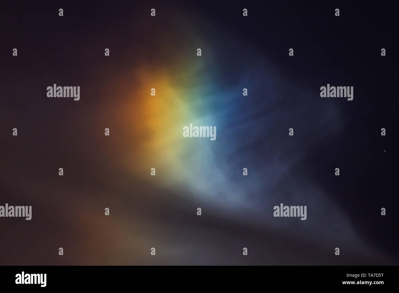 A Vibrant Moon Dog in the sky Stock Photo - Alamy