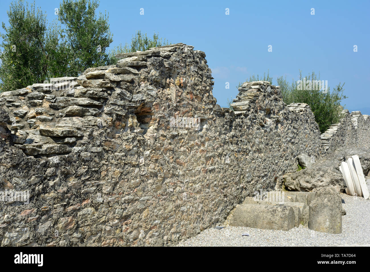 Sirmione catullus grottoes hi-res stock photography and images - Alamy