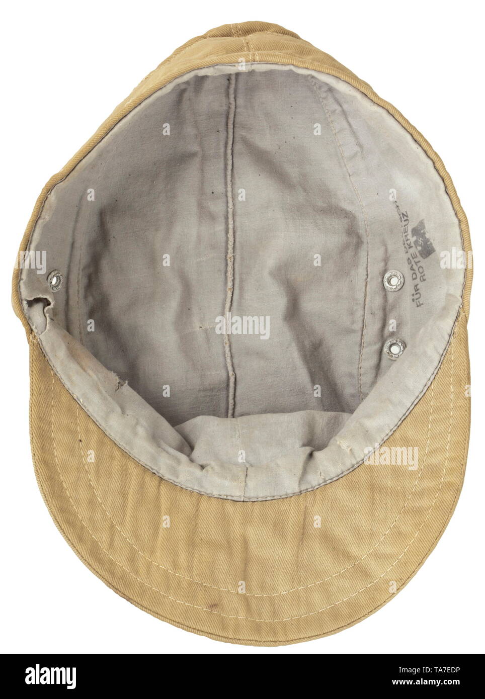 A tropical field cap M 41 for enlisted men/NCOs of the DRK (German Red ...