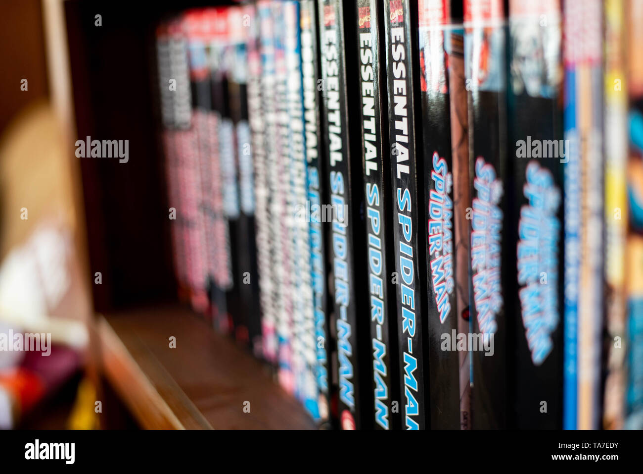 Spiderman Comic Books High Resolution Stock Photography and Images - Alamy