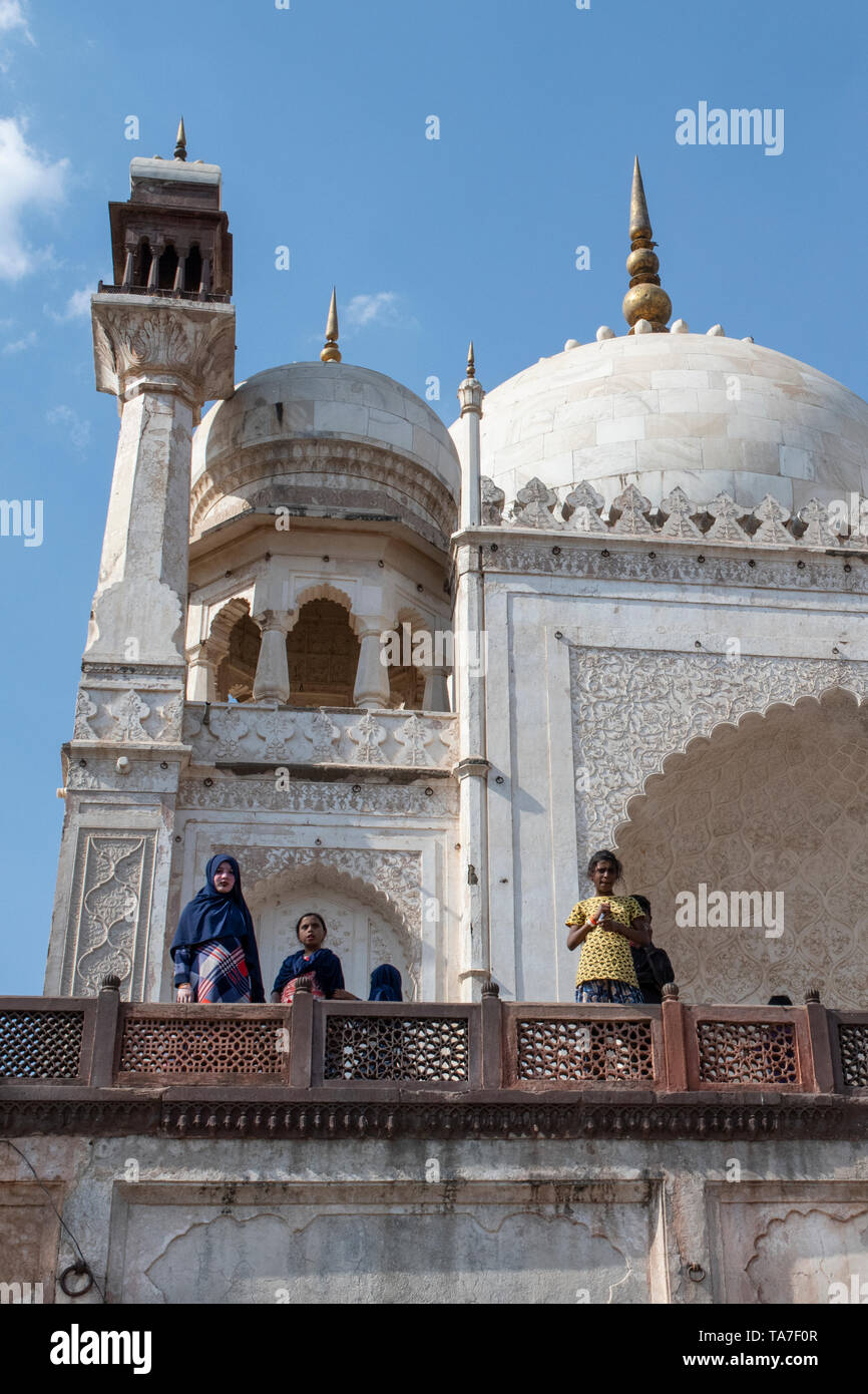India, Aurangabad, Bibi-Ka-Maqbara (aka Mini Taj or Twin of Taj Mahal ...