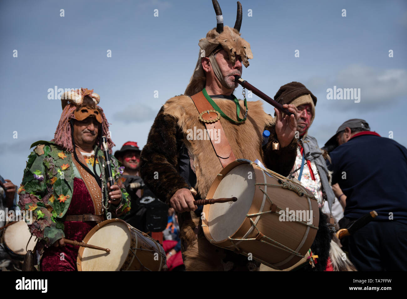 Iberic costumes International Festival 2019 in Belem in Lisbon Stock ...