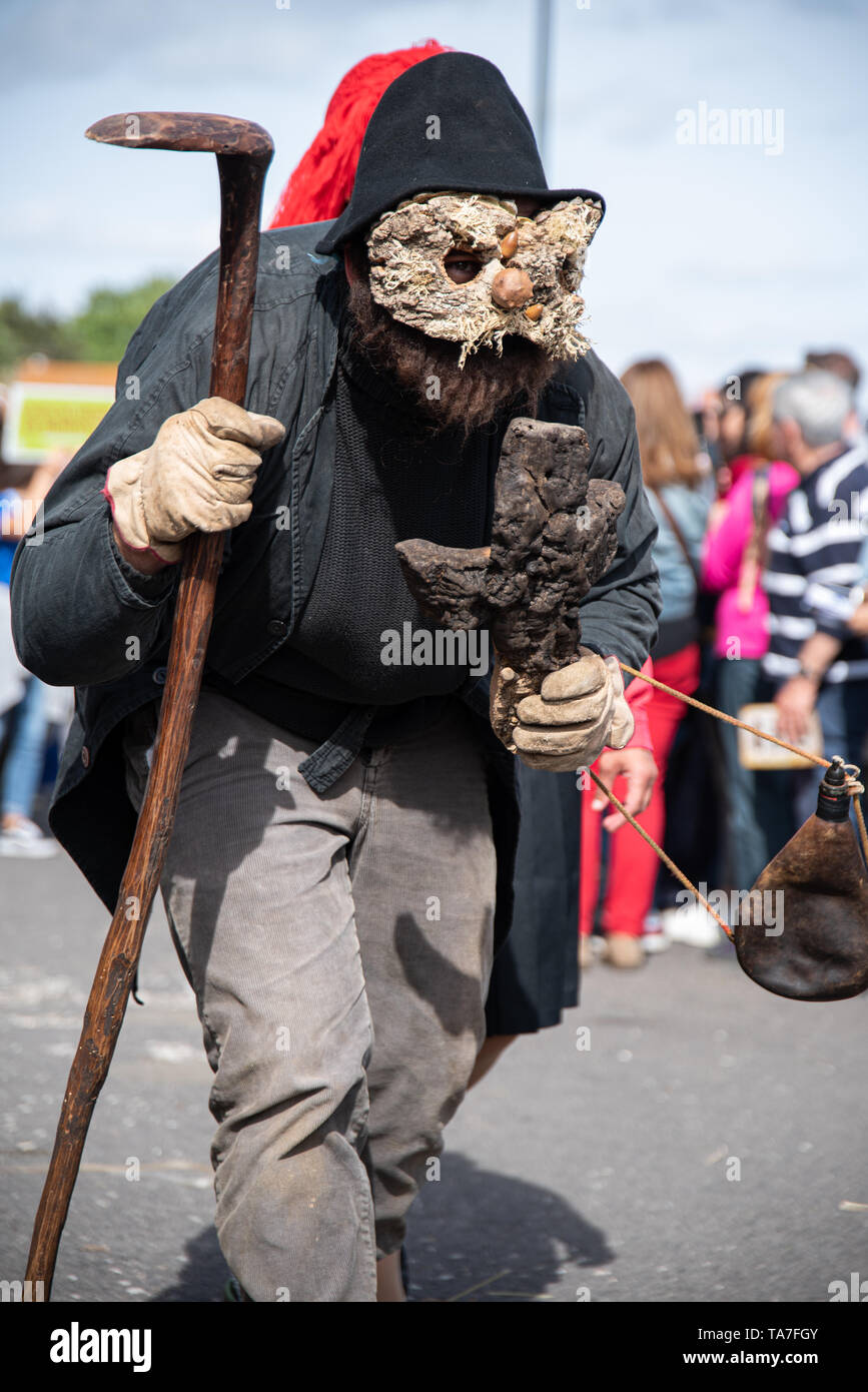 Iberic costumes International Festival 2019 in Belem in Lisbon Stock ...