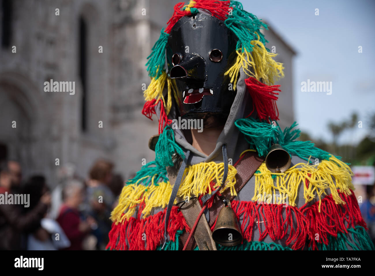 Iberic costumes International Festival 2019 in Belem in Lisbon Stock ...