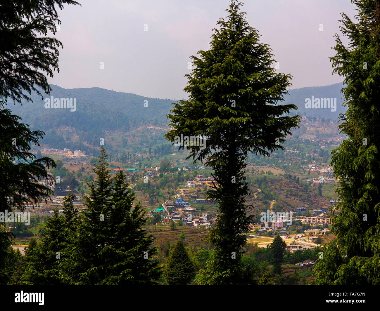 Champawatt town, Kumaon Hills, Uttarakhand, India Stock Photo - Alamy