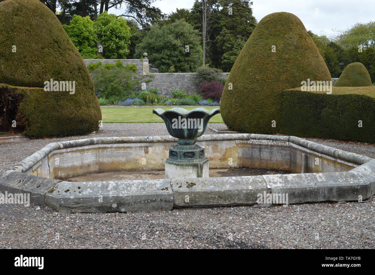 The beautiful formal gardens of Balcarres House, Colinsburgh, Fife ...