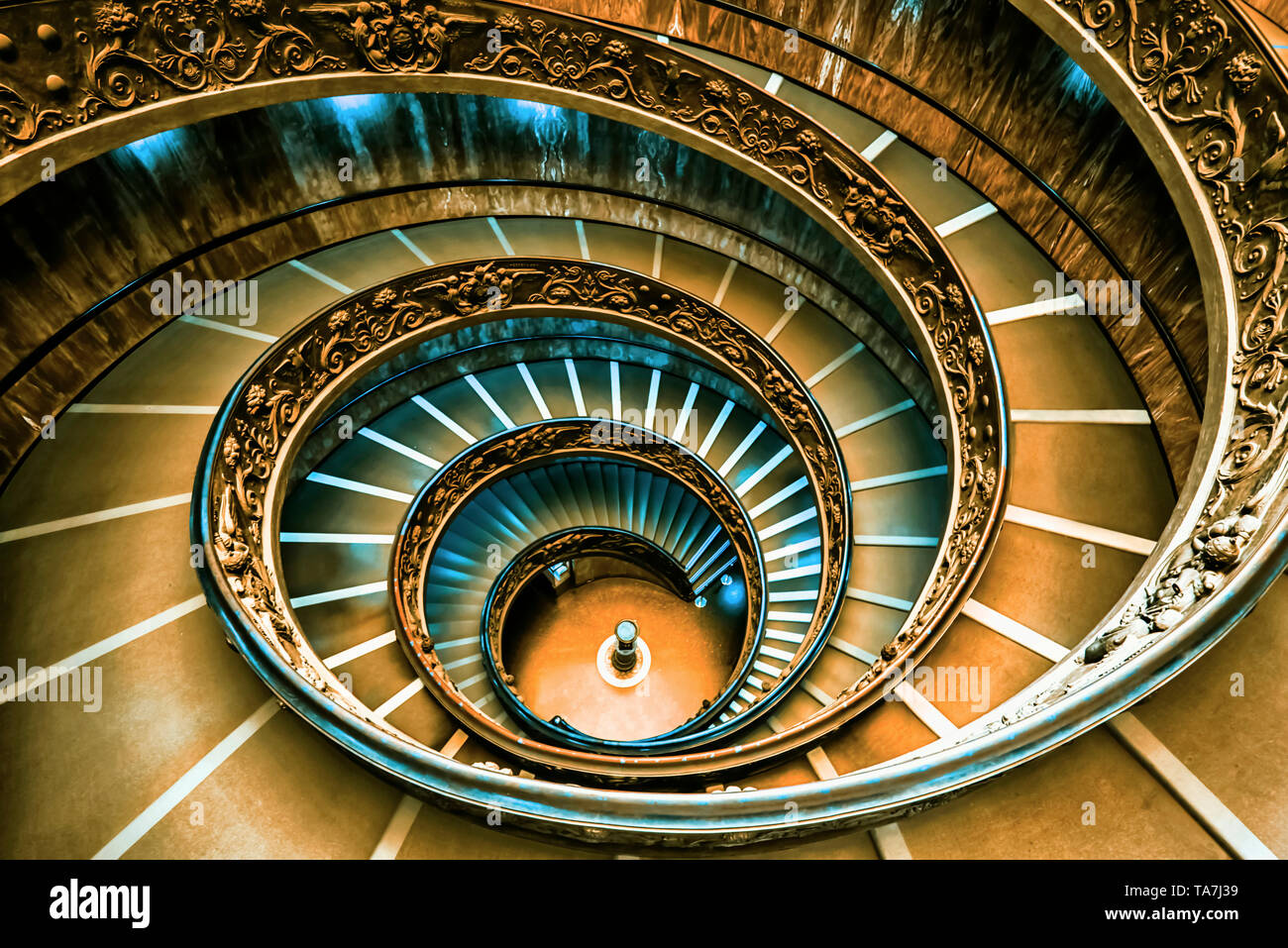 Bramante staircase of vatican hi-res stock photography and images - Alamy