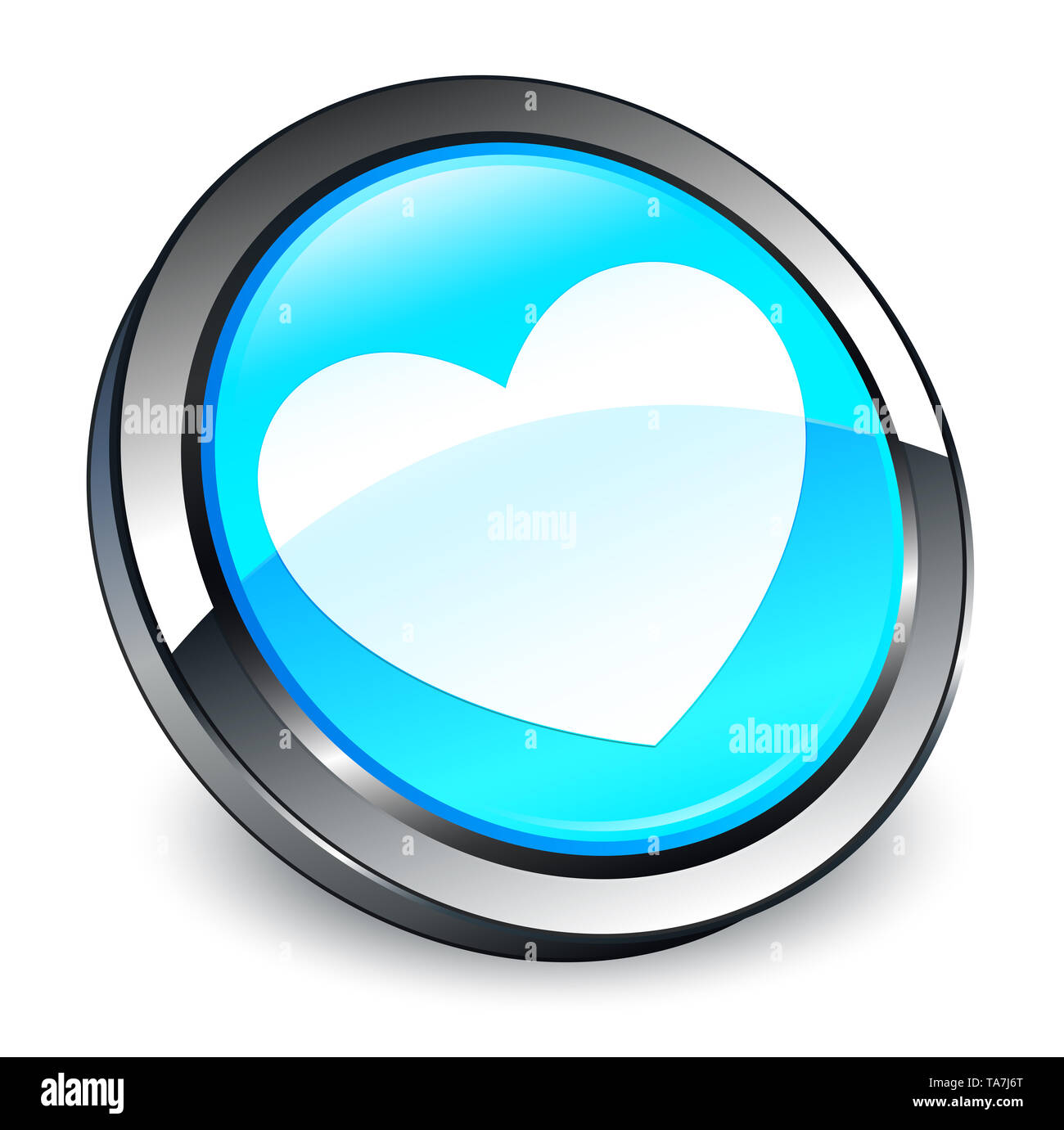 Cyan heart hi-res stock photography and images - Alamy