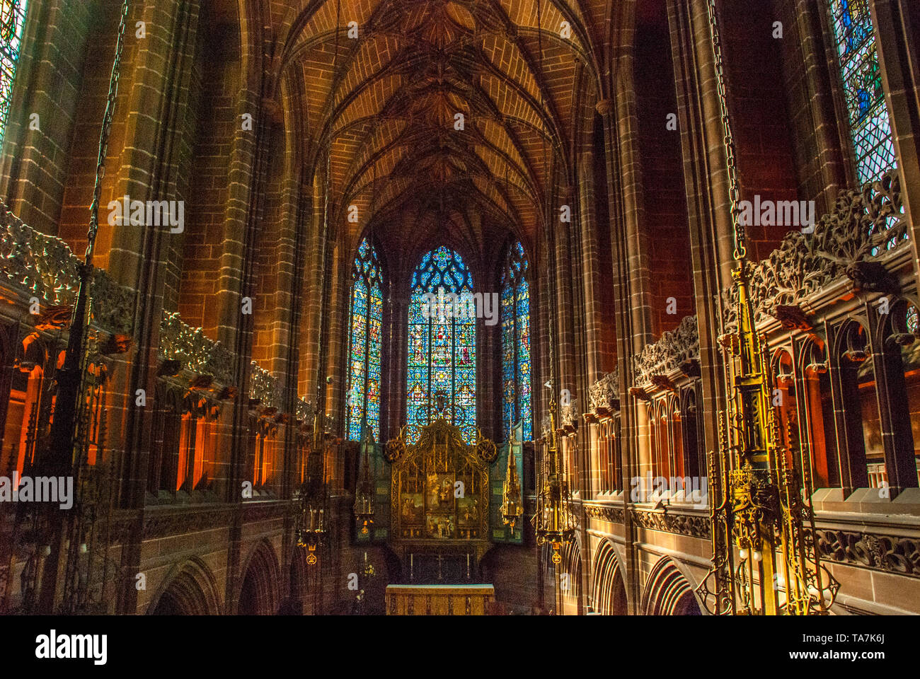 Liverpool Cathedral based on a design by Giles Gilbert Scott ...