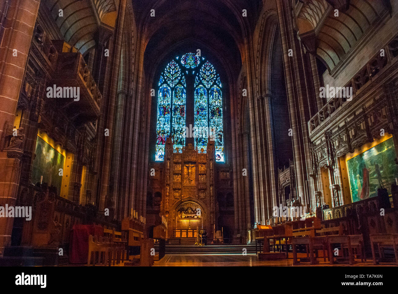 Liverpool Cathedral based on a design by Giles Gilbert Scott ...