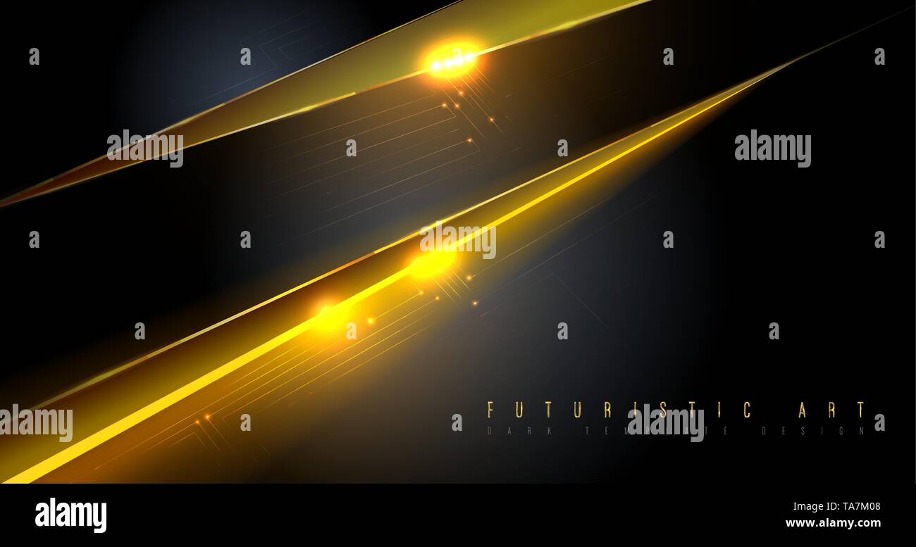 Technology dark background Stock Vector Images - Alamy