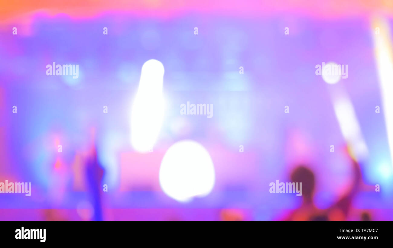 Dance party blurred defocused crowd hi-res stock photography and images ...