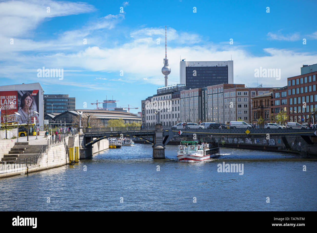 BERLIN,GERMANY-25 APRIL,2019: Television Tower or Fernsehturm in ...