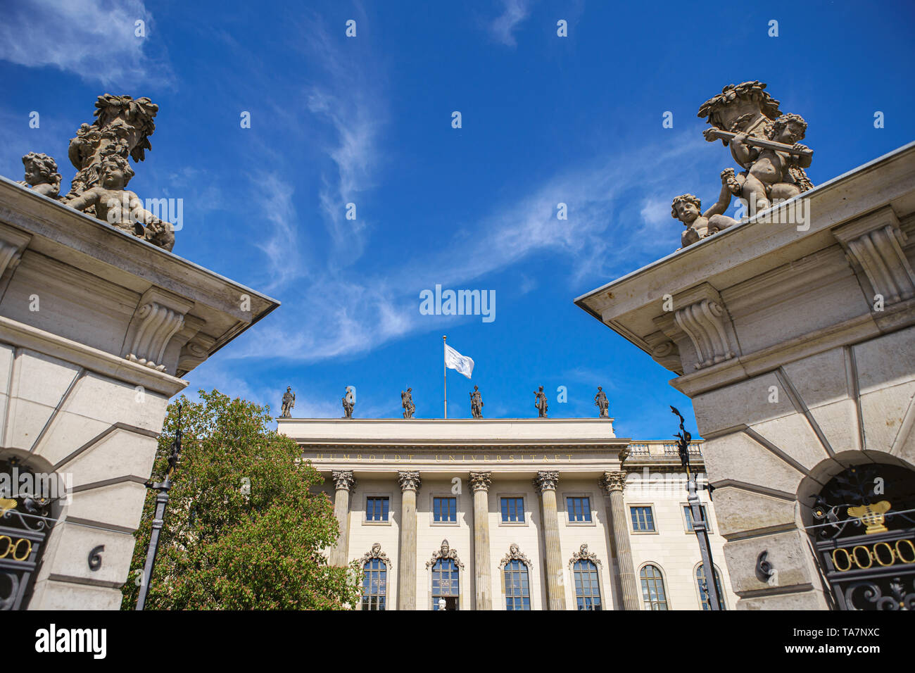 BERLIN,GERMANY-25 APRIL,2019: Humboldt University of Berlin in central ...