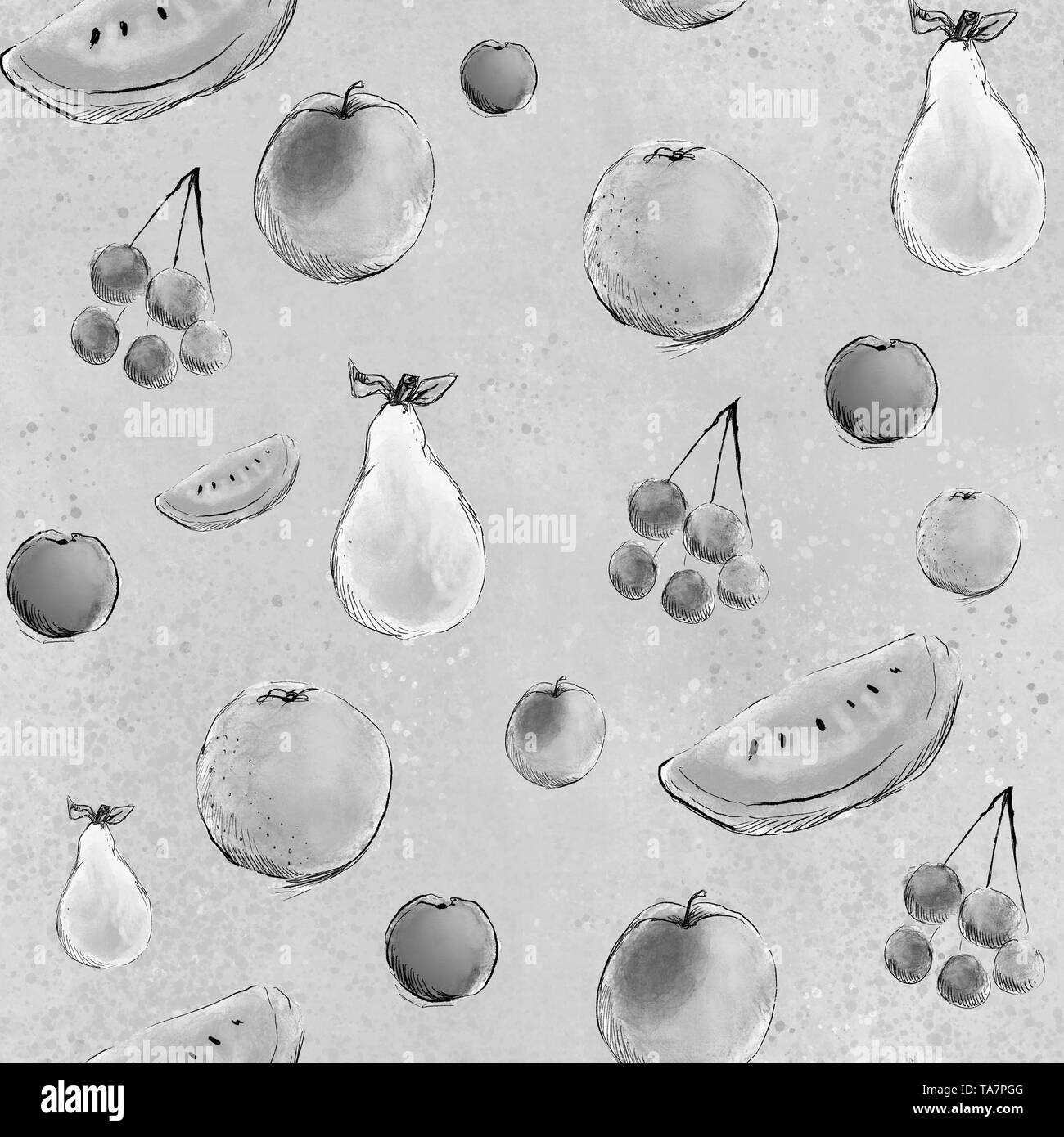 Seamless vector pattern simple Black and White Stock Photos & Images ...